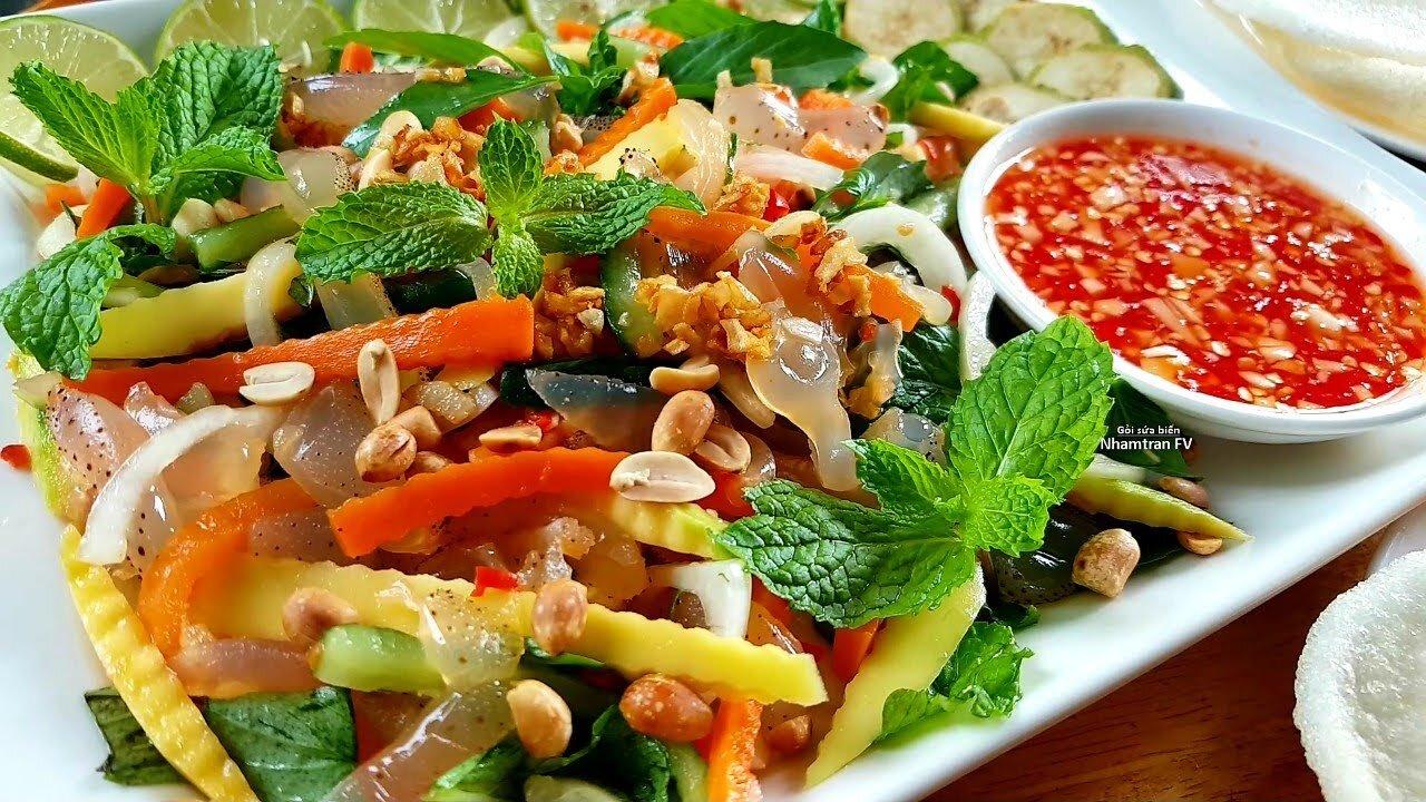 Mách bạn cách chế biến món gỏi sứa biển dùng làm mồi nhậu cho chồng ...